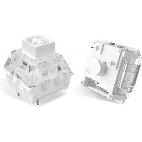 Switch công tắc bàn phím cơ Kaith Box White clicky 55g 5pin | Voke Gaming