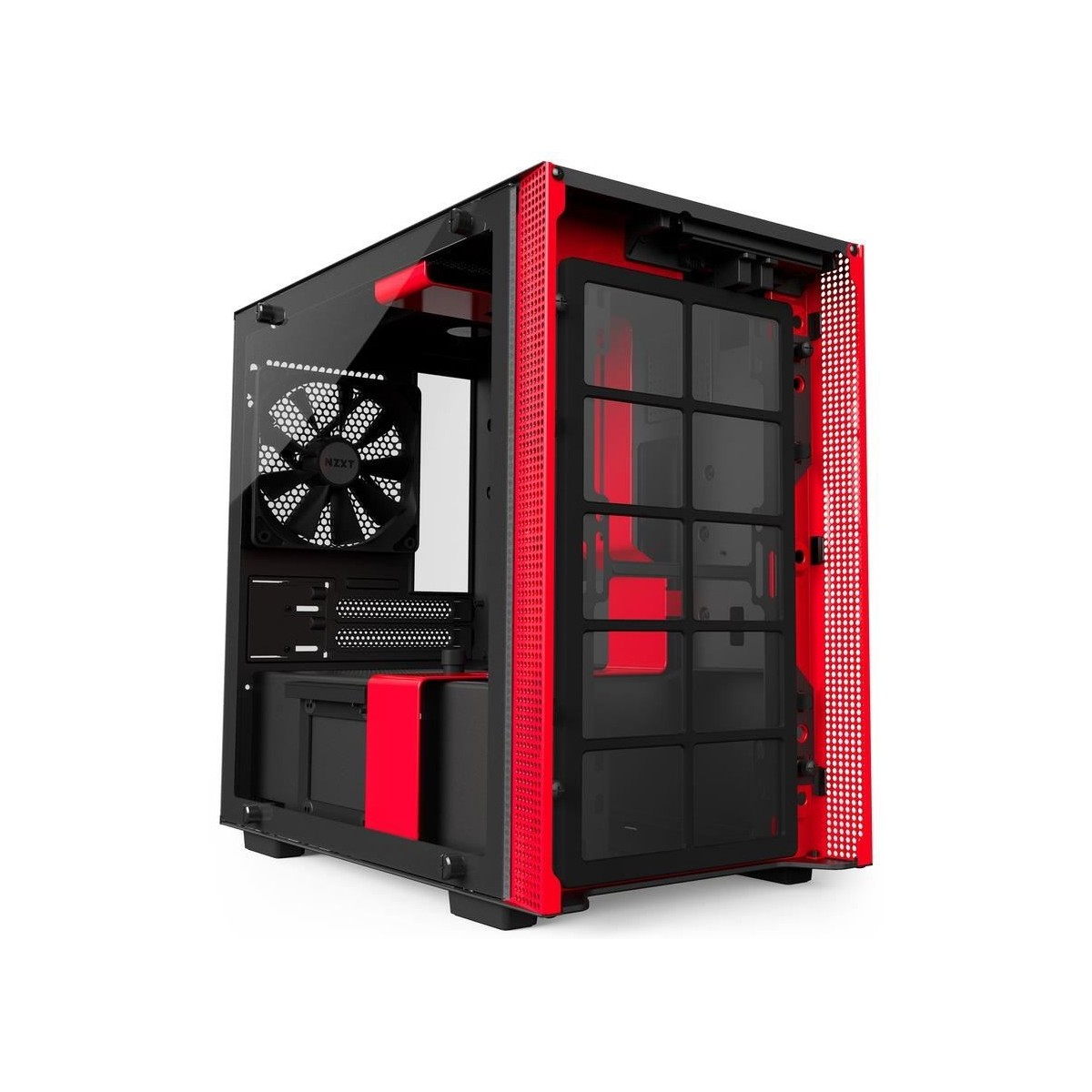 NZXT H200I Matte Black/Red mITX | Case - Thùng máy | Voke Gaming
